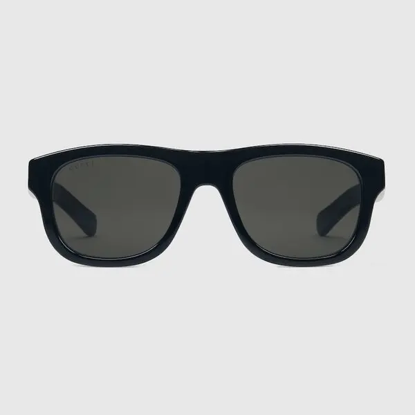 Gucci Oval Frame Sunglasses - Black
