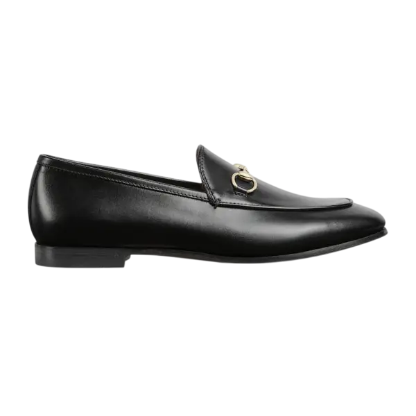 Gucci S Jordaan Leather Loafer - Black