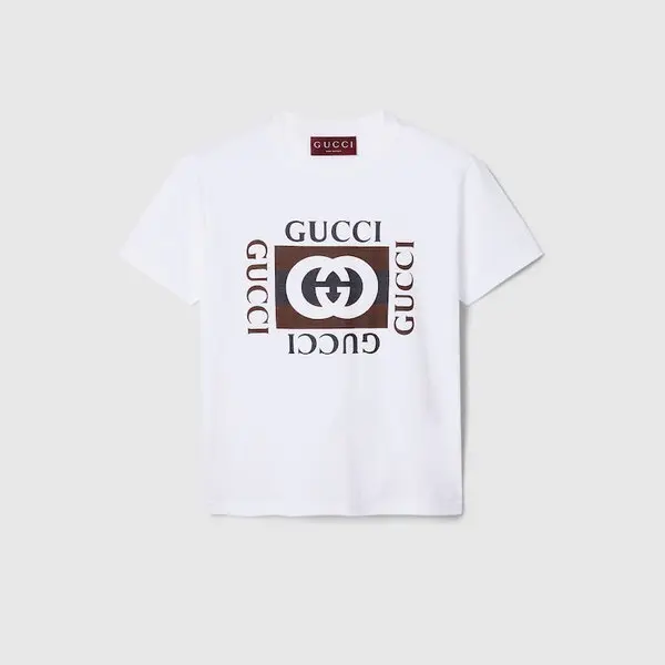 Gucci Printed Cotton Jersey T-shirt