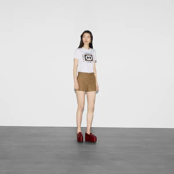 Gucci Printed Cotton Jersey T-shirt