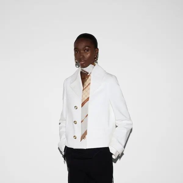 Gucci Printed Silk Ribbon