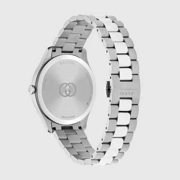Gucci G-timeless 38mm Steel Watch - Silver