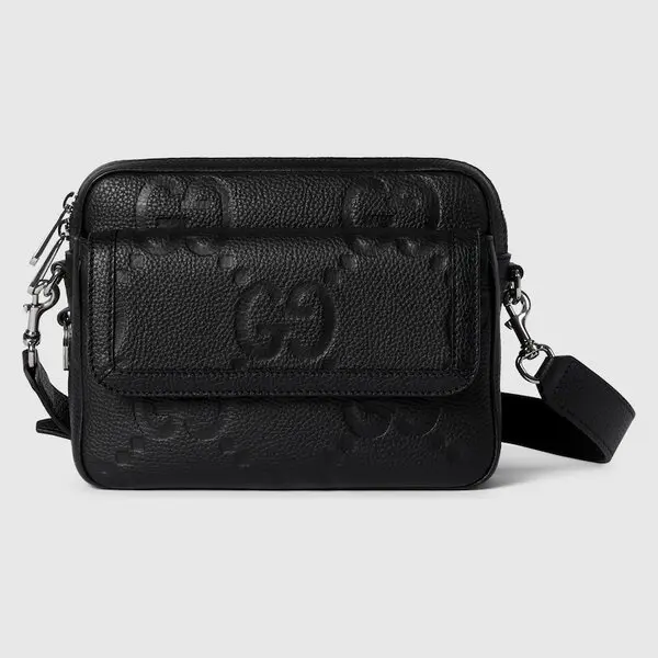 Gucci Gg Jumbo Small Crossbody Bag - Black
