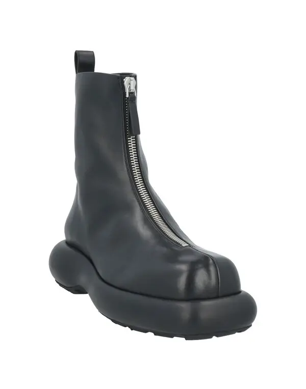 JIL SANDER Leather Ankle Boots