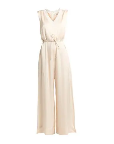 Peserico Viscose Jumpsuit - Beige