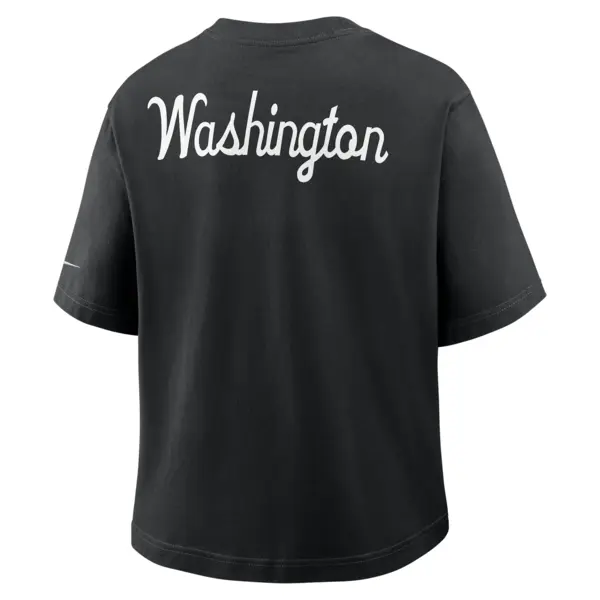 Nike Washington Commanders Rewind Pocket Boxy Nfl T-shirt - Black