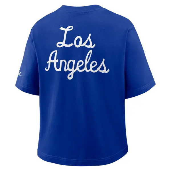 Nike Los Angeles Rams Rewind Pocket Boxy Nfl T-shirt - Blue