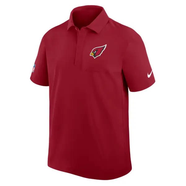 Nike Arizona Cardinals City Pride Sideline Dri-fit Nfl Polo - Red