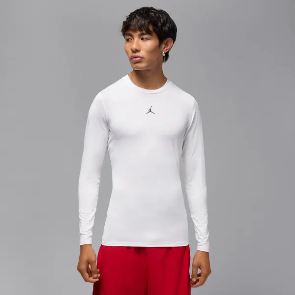 JORDAN Sport Dri-fit Long-sleeve Base Layer Top - White