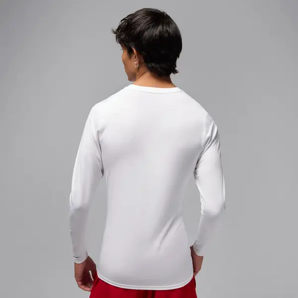 JORDAN Sport Dri-fit Long-sleeve Base Layer Top - White