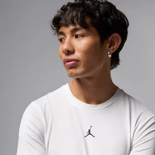 JORDAN Sport Dri-fit Long-sleeve Base Layer Top - White