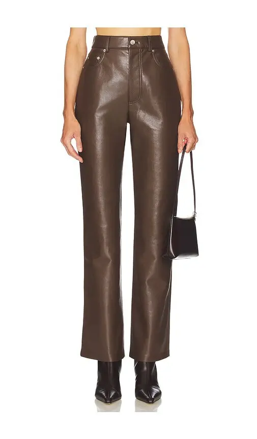 Nanushka Seldes Pant - Chocolate
