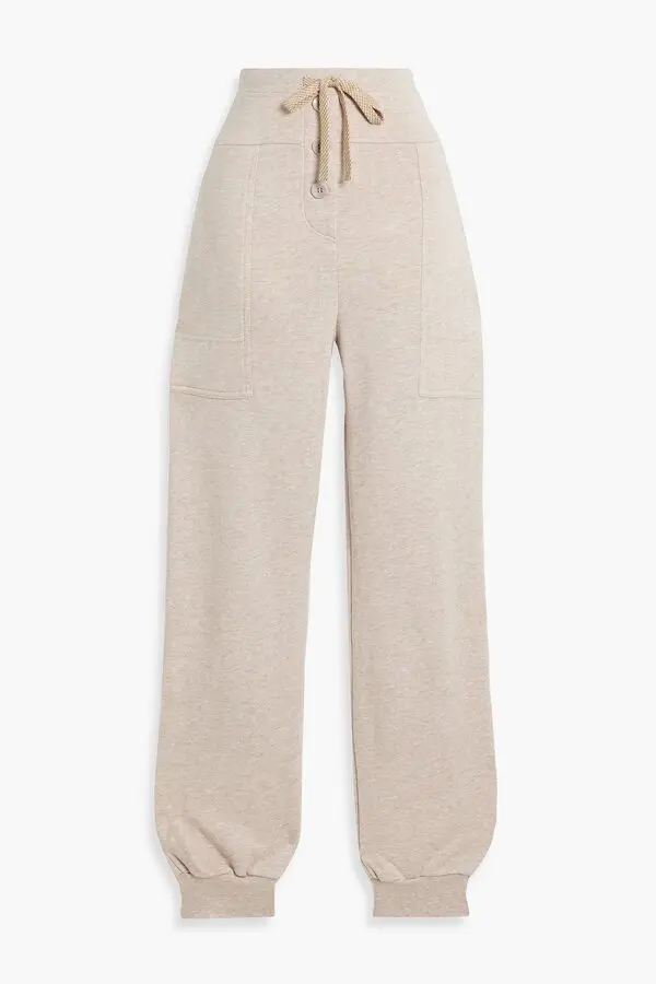 Ulla Johnson Calla French Cotton-blend Terry Track Pants