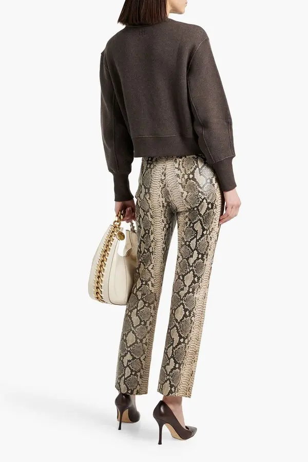 Ulla Johnson Lumi French Cotton-terry Sweatshirt - Chocolate