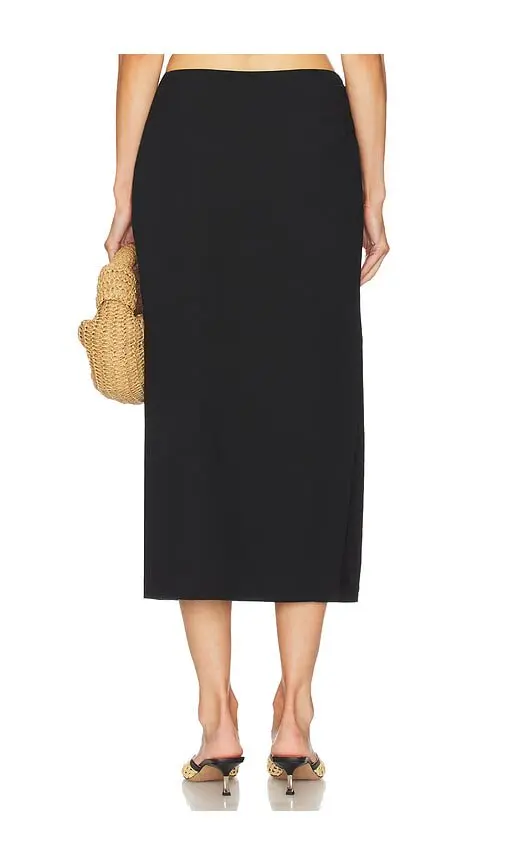 Astr The Label Asha Midweight Linen Skirt