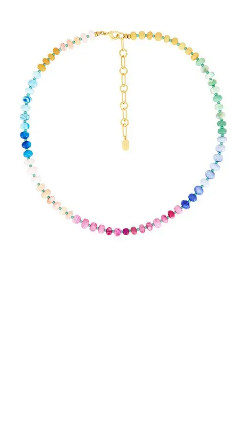 ELIZABETH COLE Chancina Necklace - Rainbow