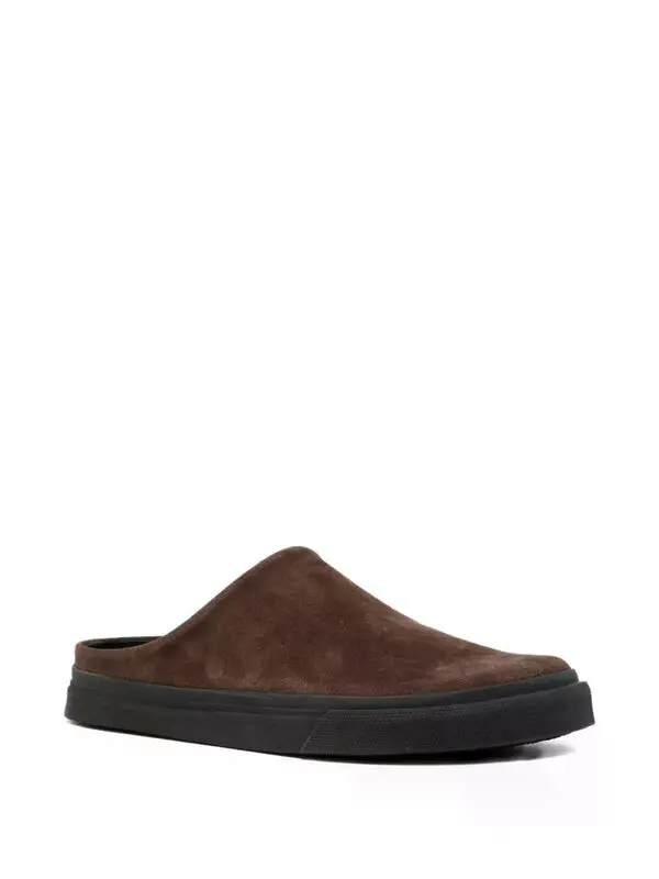JAMES PERSE Suede Mules - Brown