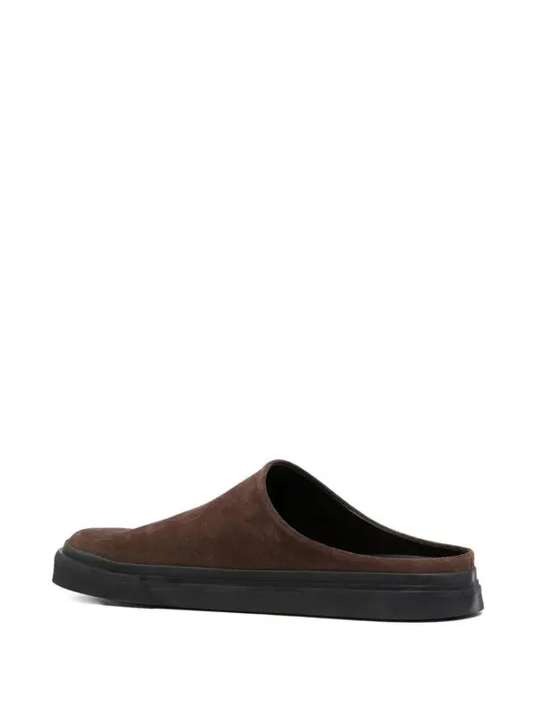JAMES PERSE Suede Mules - Brown