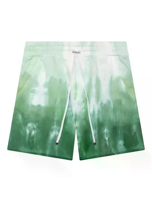 Amiri Logo Tie-dye Shorts