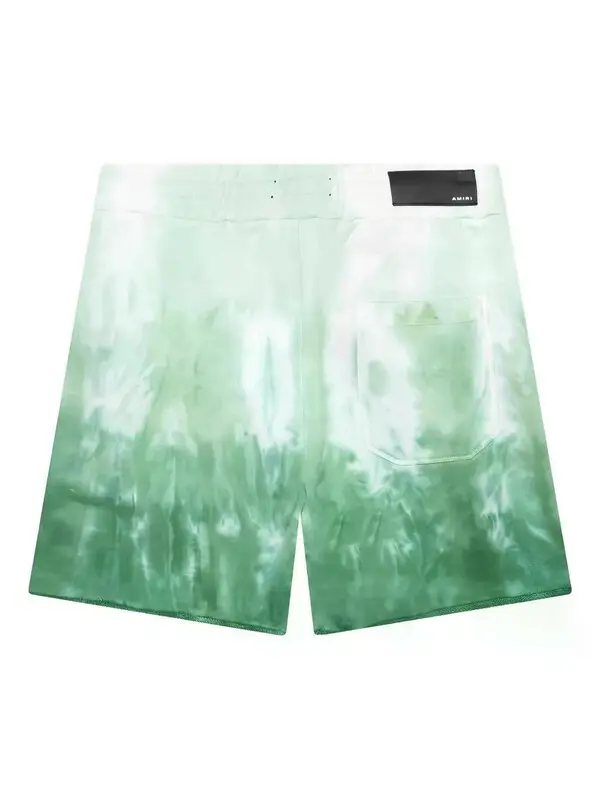 Amiri Logo Tie-dye Shorts
