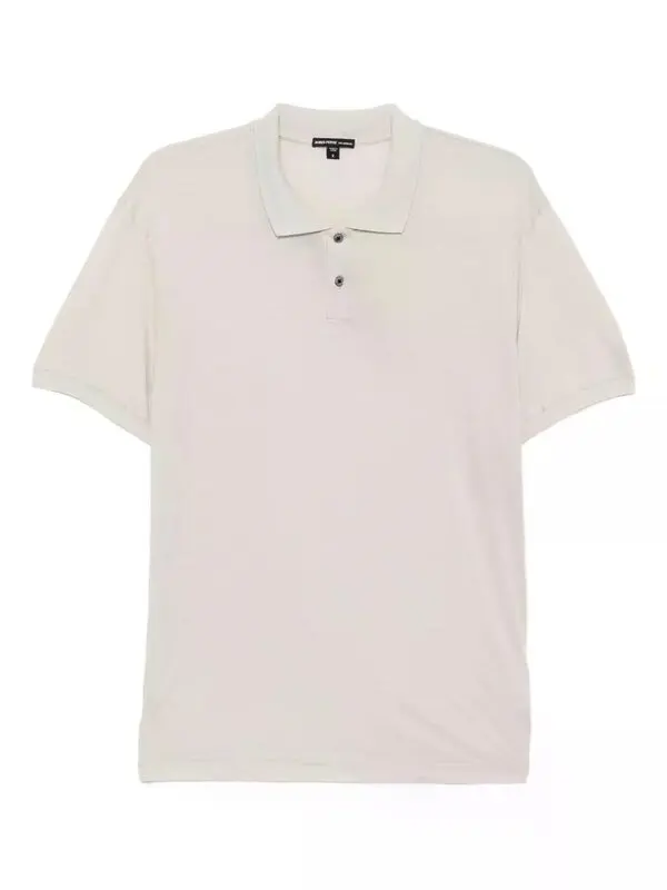 JAMES PERSE Lotus Jersey Polo Shirt - Neutrals