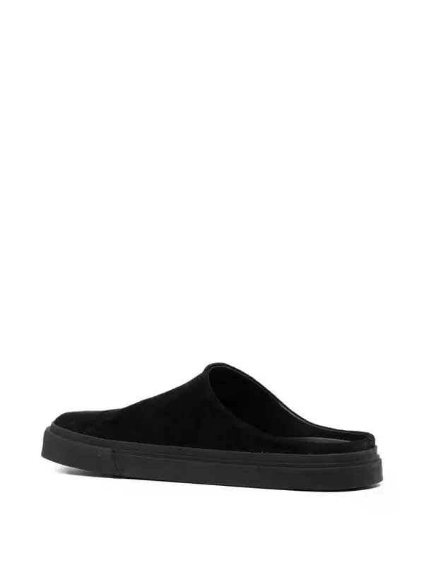 JAMES PERSE Suede Mules - Black