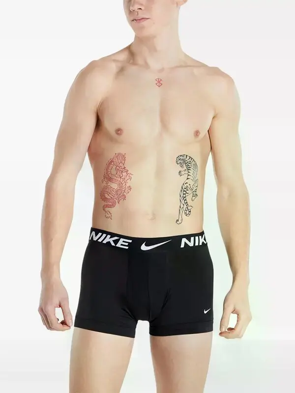 Nike Dri-fit Logo-waistband Boxers - Black