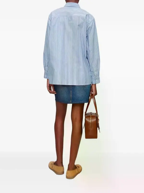 A.p.c. Sela Striped Cotton Shirt