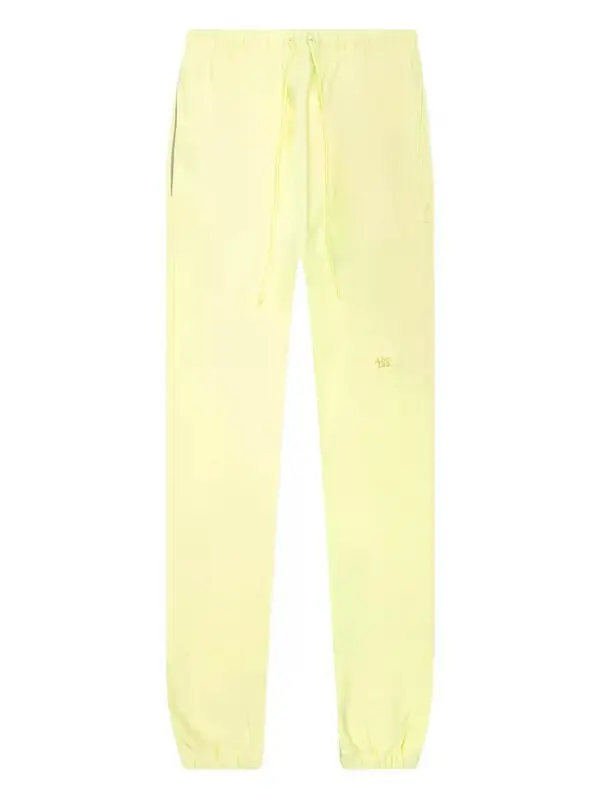 ADVISORY BOARD CRYSTALS Logo-patch Track Pants - Yellow