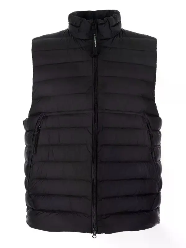 C.P. COMPANY Quilted Shell Gilet - Black