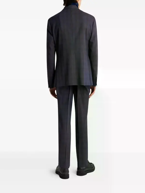 Etro Check-pattern Wool Suit