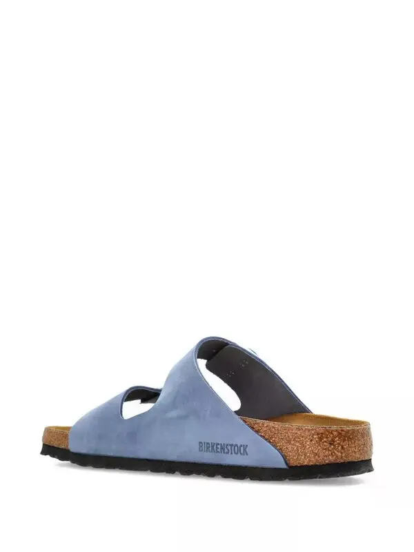 BIRKENSTOCK Leather Double-buckle Sandals - Blue
