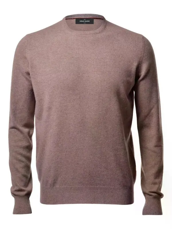 GRAN SASSO Cashmere Crew-neck Sweater - Brown