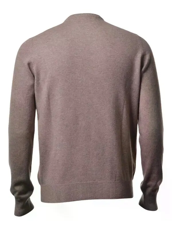 GRAN SASSO Cashmere Crew-neck Sweater - Brown
