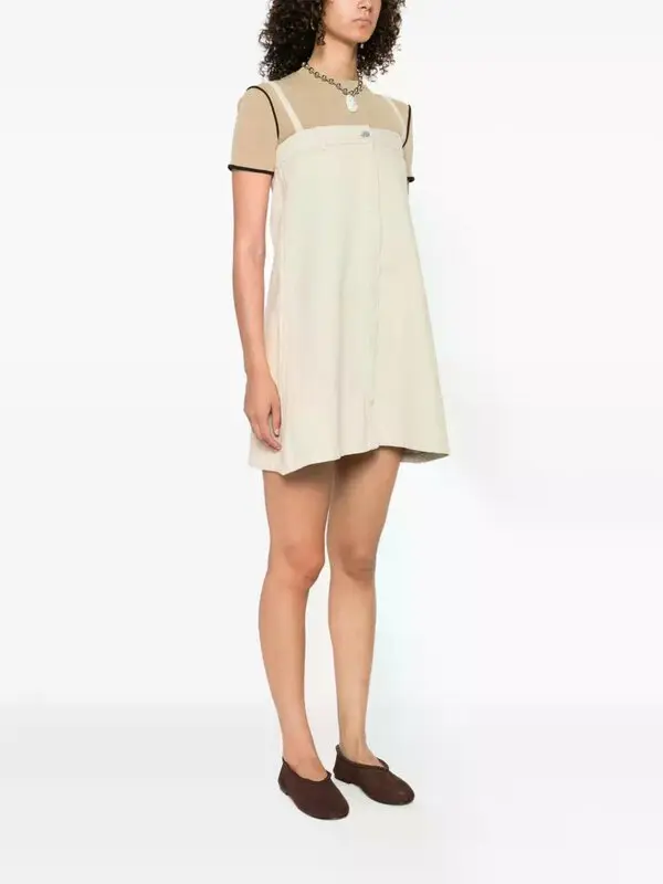 Nanushka Button-front Sleeveless Mini Dress