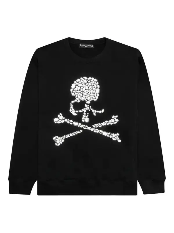 MASTERMIND WORLD Skull Crystal-embellished Sweatshirt