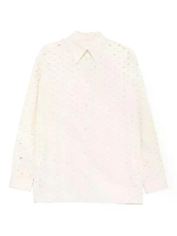 Nanushka Cut-out Collared Shirt