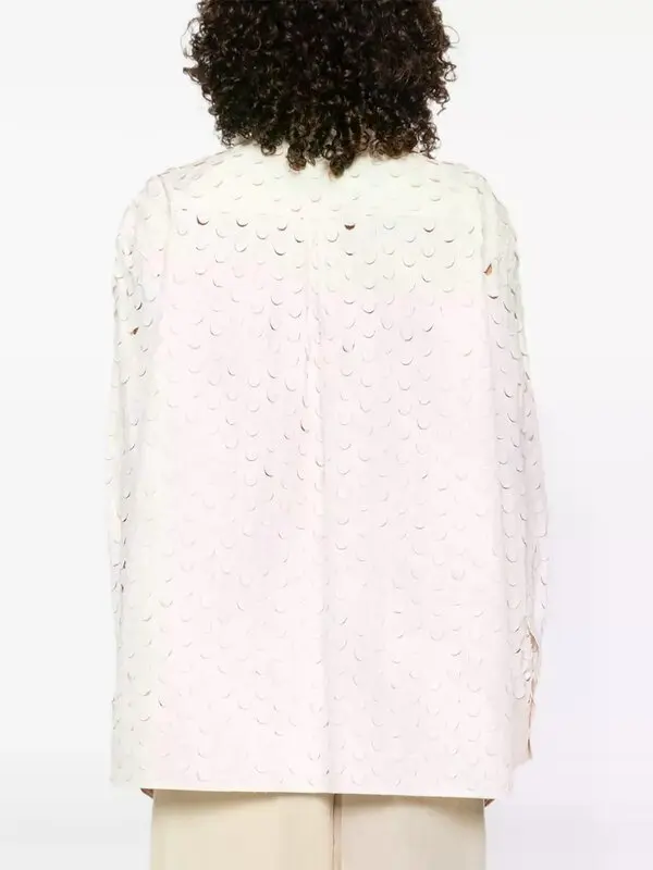 Nanushka Cut-out Collared Shirt