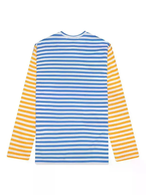 Play Comme Des Garcon Striped T-shirt - Blue