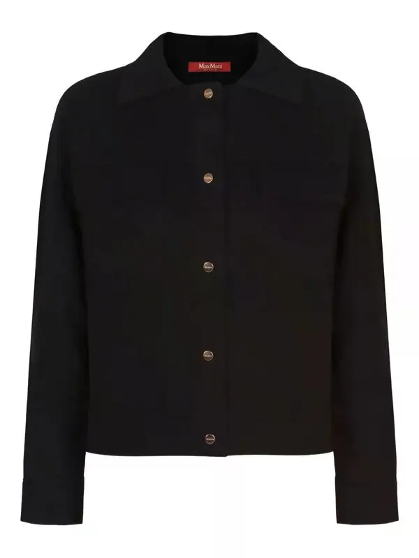 Max Mara Button-fastening Pocket Jacket