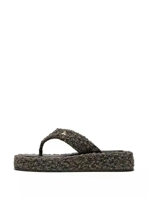 Manière De Voir Rosalie Bouclé Flatform Sandals
