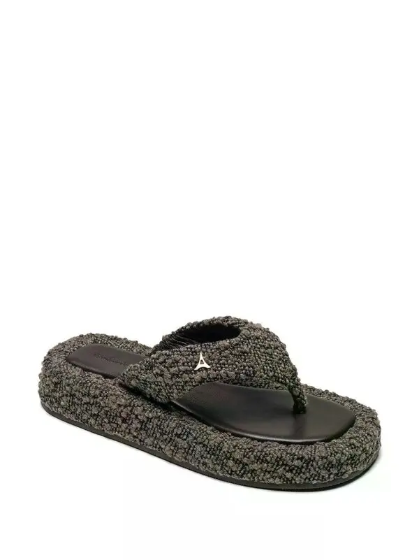 Manière De Voir Rosalie Bouclé Flatform Sandals