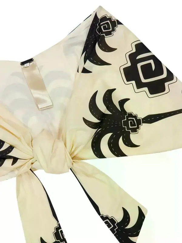 Johanna Ortiz Imagery Palm Tree-print Top - Neutrals