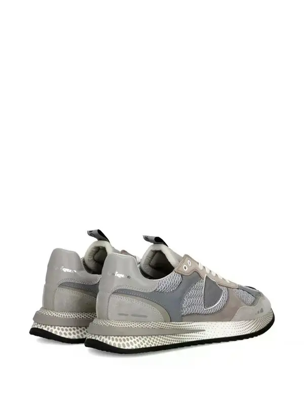 Philippe Model Olympique Mesh-paneled Sneakers - Grey