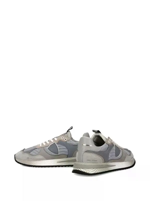 Philippe Model Olympique Mesh-paneled Sneakers - Grey