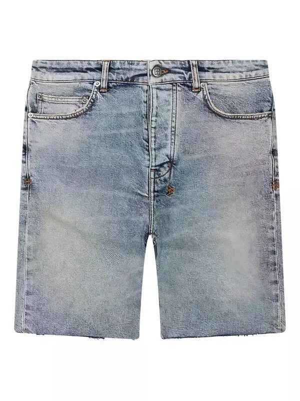 Ksubi Chopper Frayed-hem Shorts