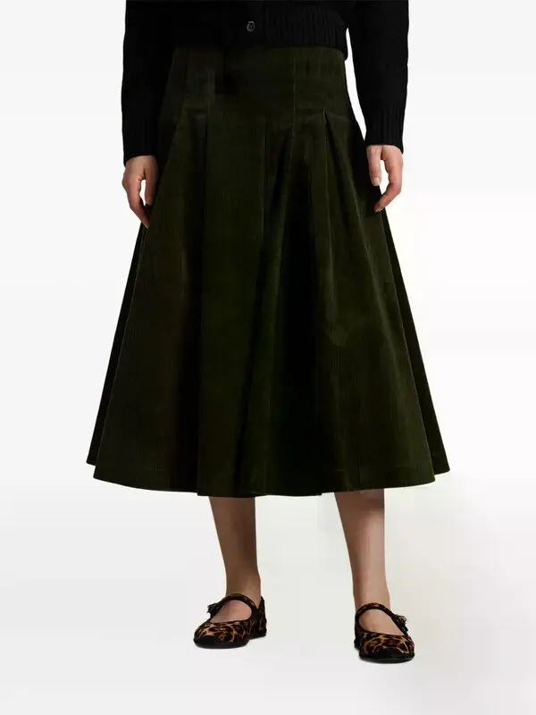 Polo Ralph Lauren Pleated Midi Skirt