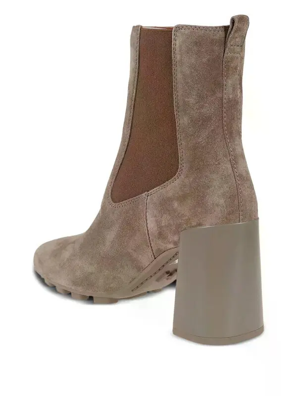 Hogan Block-heel Suede Chelsea Boots