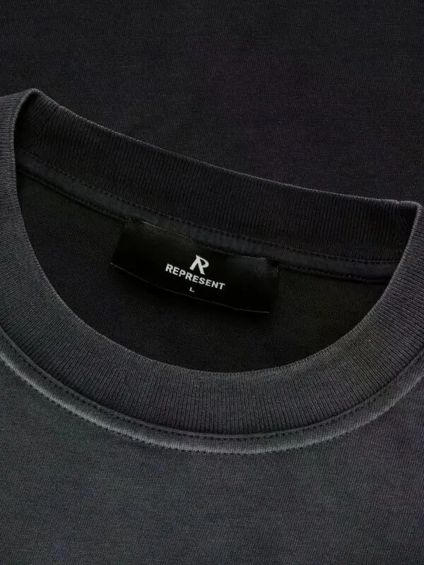 REPRESENT X Feature Multi-logo Stained T-shirt