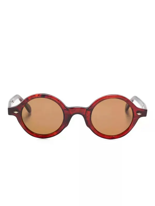 FAMILY AFFAIR Round-frame Acetate Sunglasses - Brown